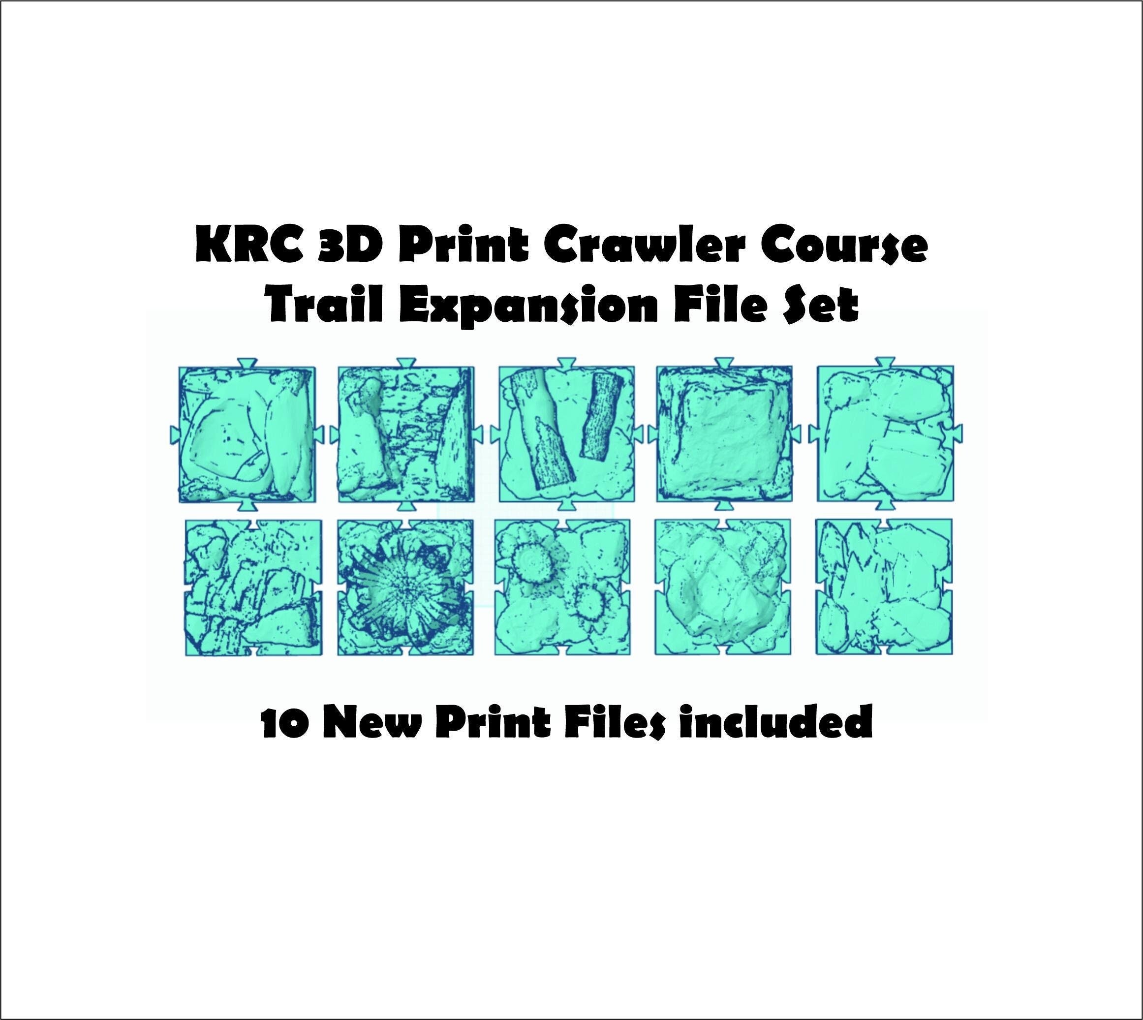RC Rock Crawling Course 3D Print FILES EXPANSION Pack (10 Files) for t ...